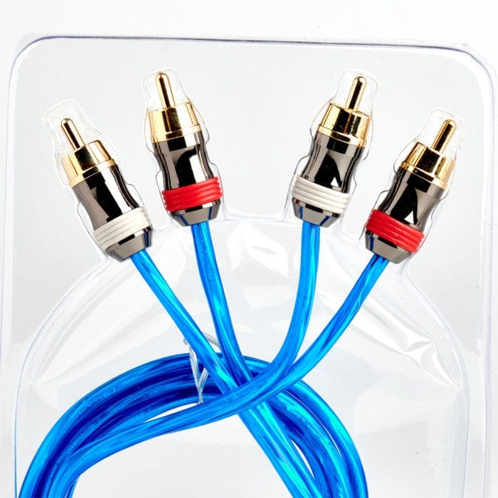 DB Audio DBR201 1 Metre Double Shielded RCA Cable Perfect for Car Audi ...