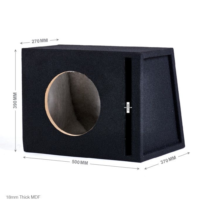 In Phase BX10PL 10" Slot Ported Subwoofer Enclosure — In Phase Audio