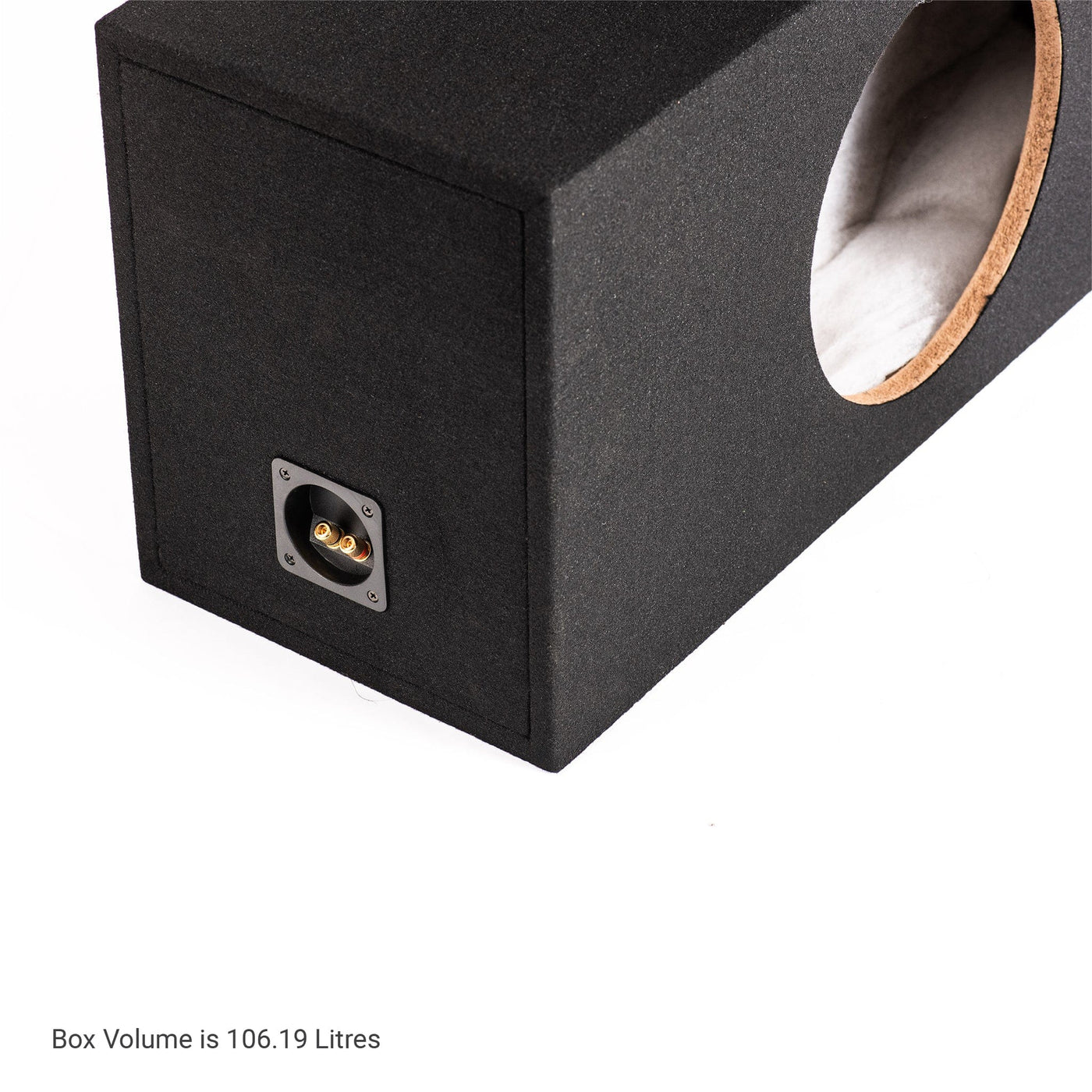 In Phase BX12KNG 12" Slot Ported Subwoofer Enclosure for DB Audio Karn ...