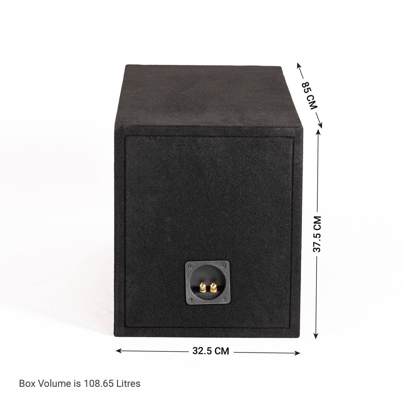 In Phase BX28XT Double 8" Ported Subwoofer Enclosure for TWO In Phase ...
