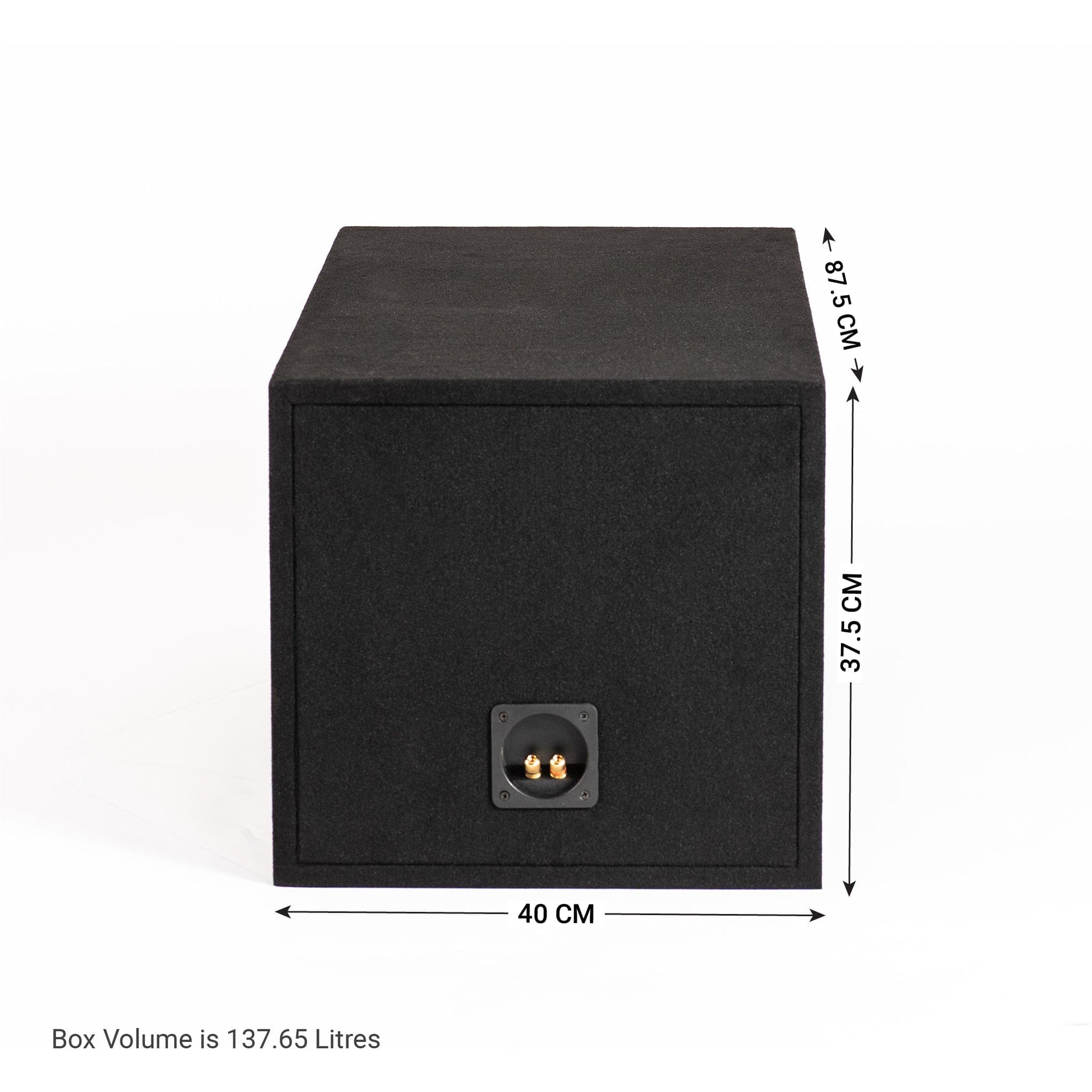 In Phase BX210XT Double 10" Ported Subwoofer Enclosure for TWO In Phas ...