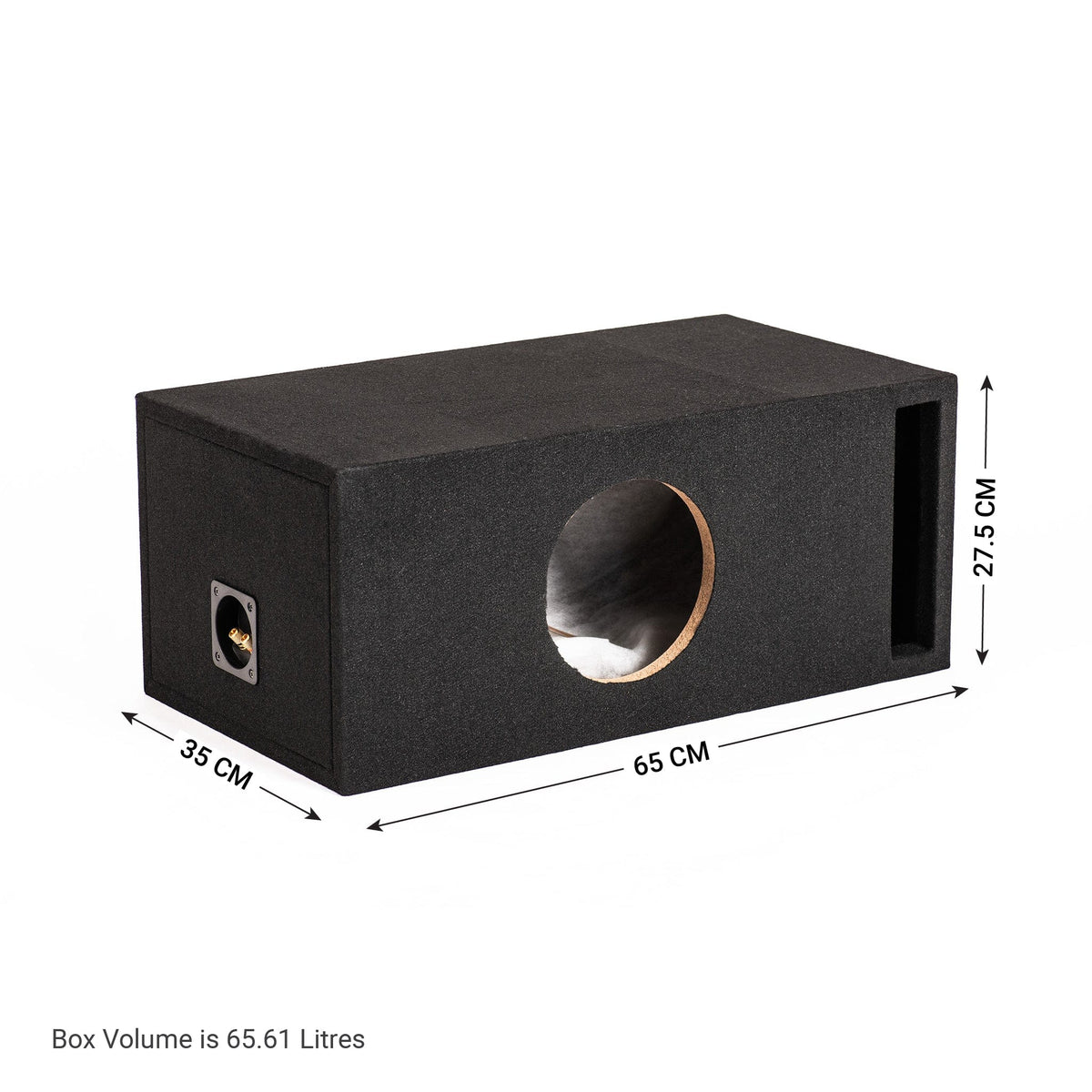 In Phase BX-8XT 8" Slot Ported High Quality Subwoofer Enclosure for XT ...